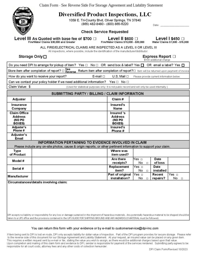 Failure analysis, product failures, manufacturer identification
